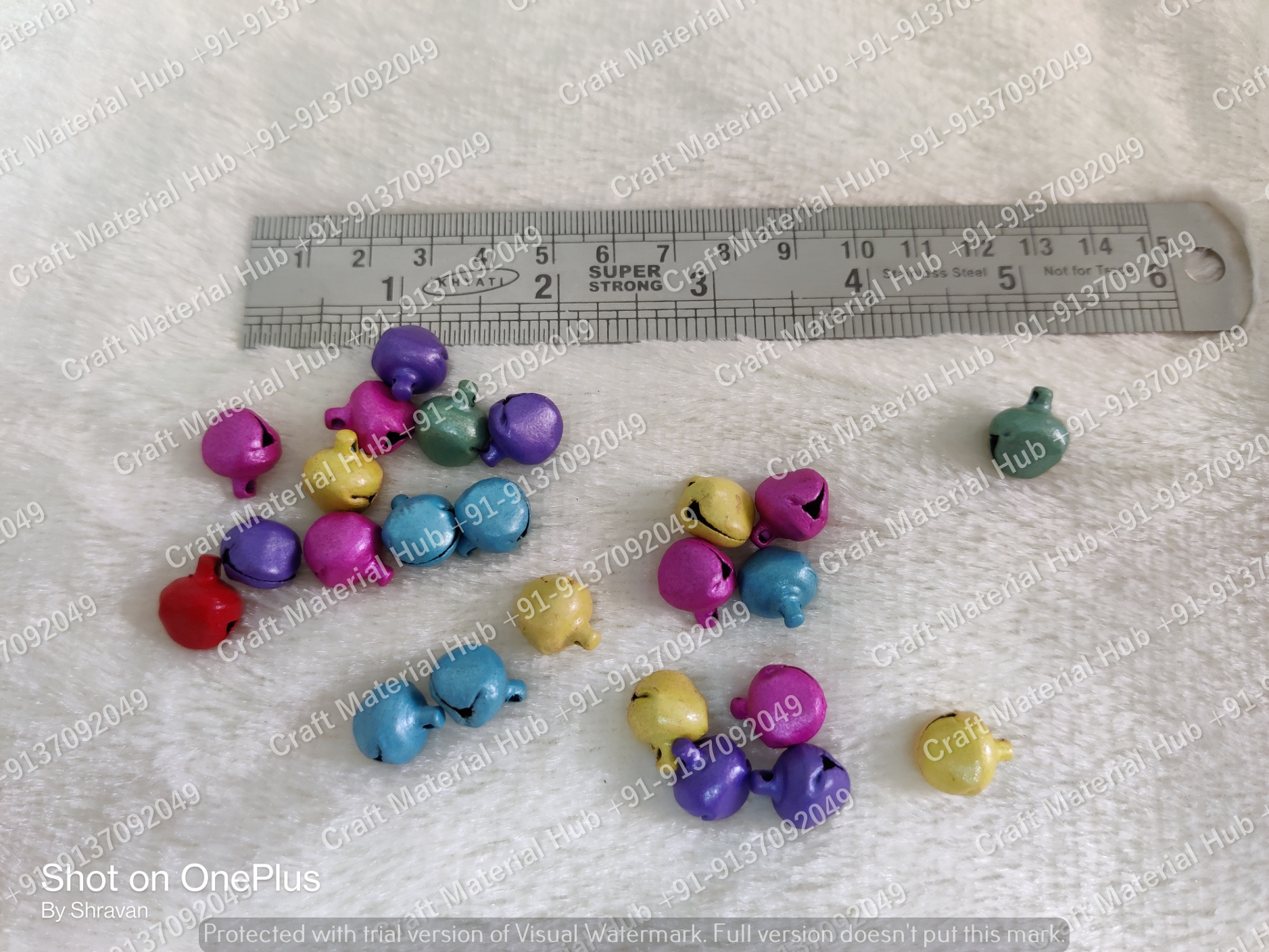 Multi Color Ghungroo (100 Gms) - Craft Material Hub