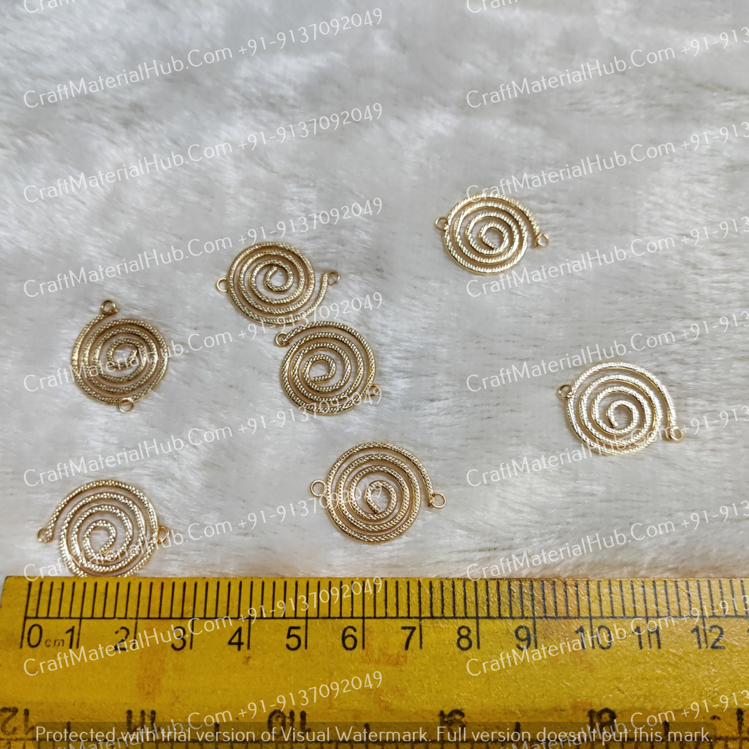 Metal Wire Charms - 4 : Coil 1 - Craft Material Hub