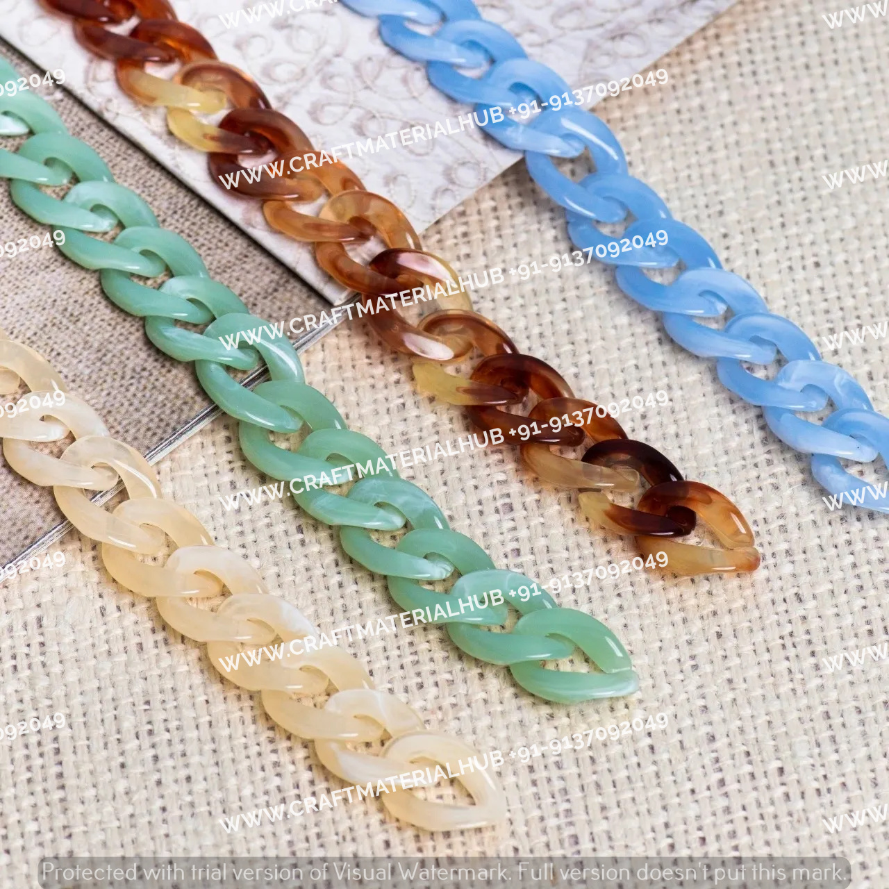 Matt Finish Acrylic Chain – Craft Material Hub