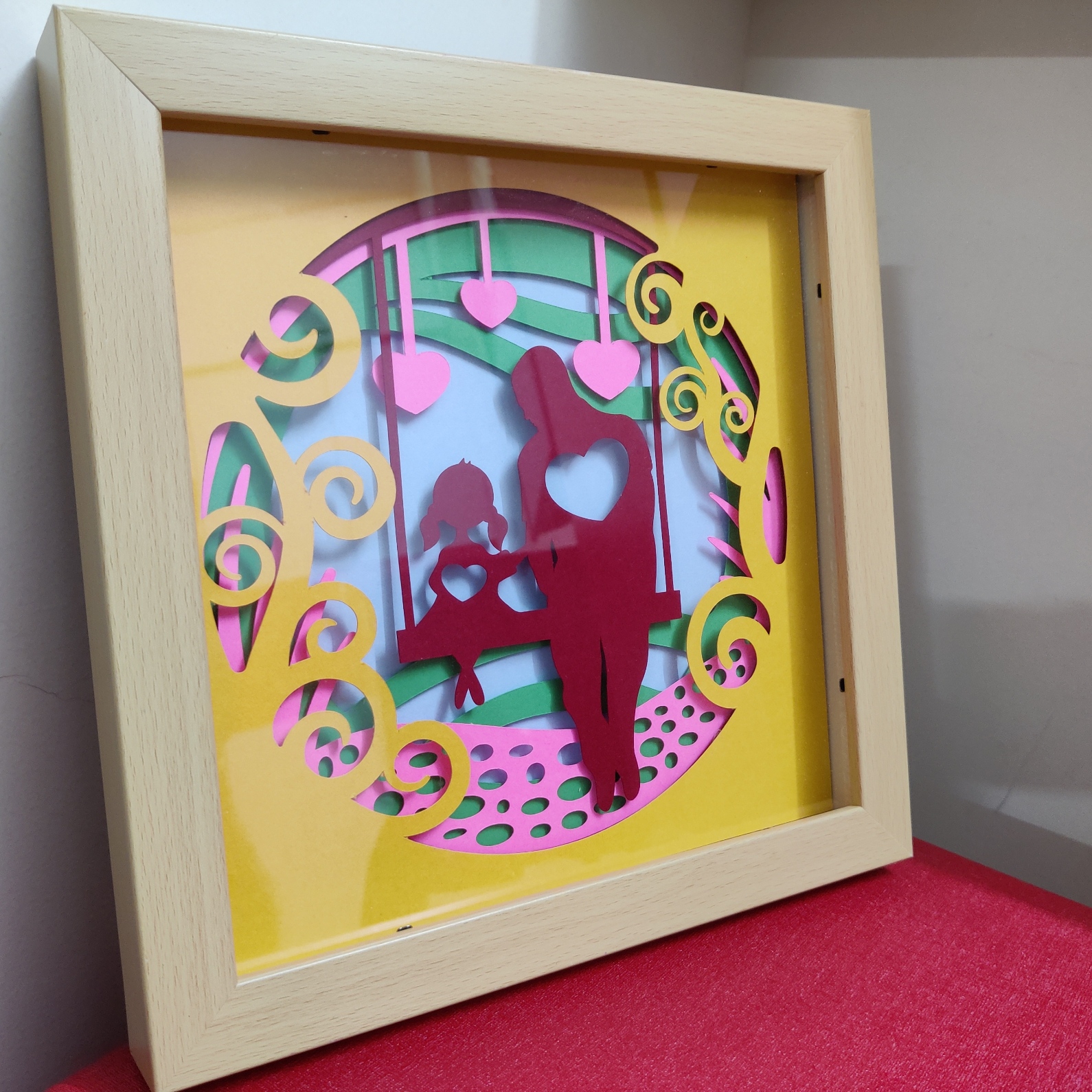 3D Box Frame - Father & Daughter - Craft Material Hub