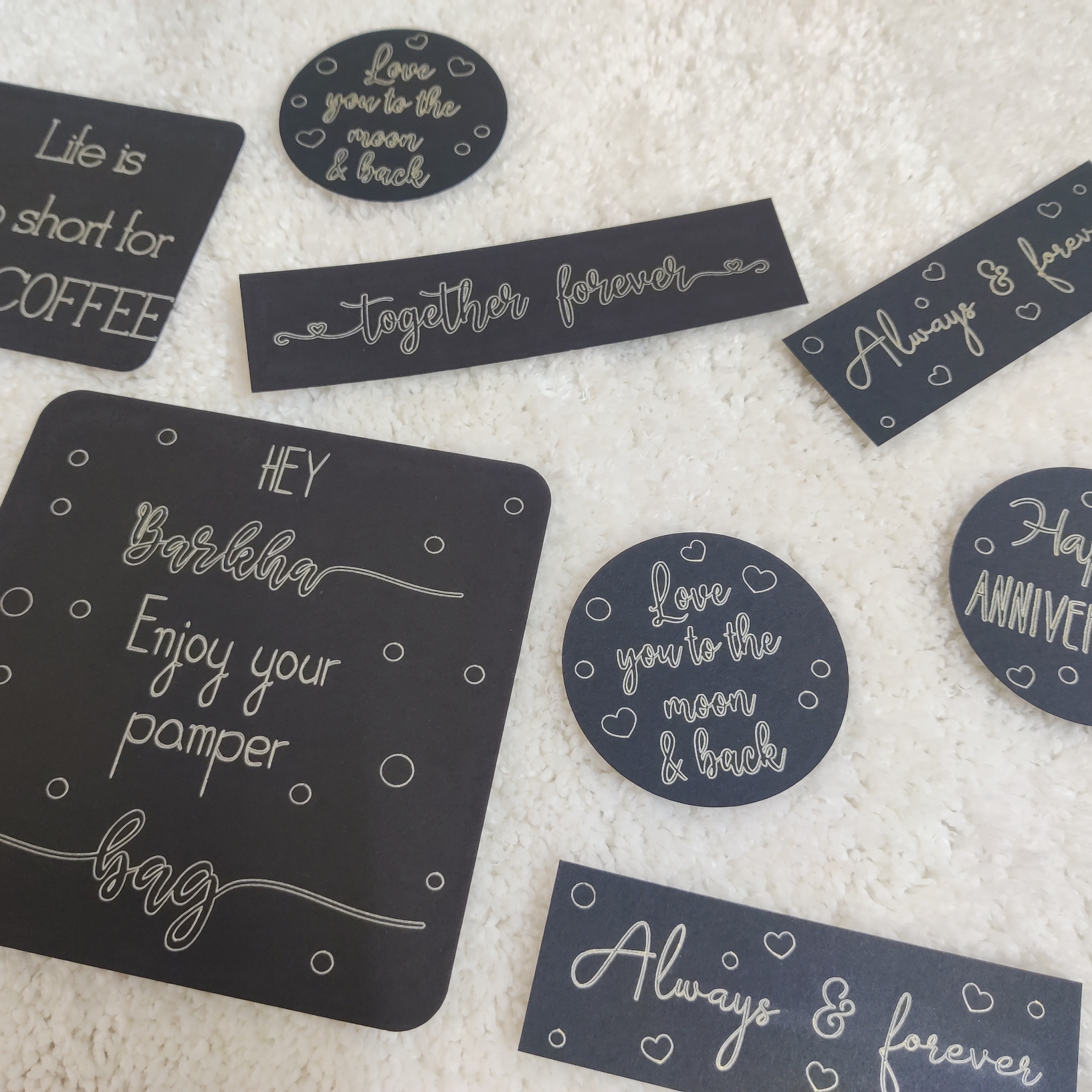 Custom Pen Drawn Tags – Craft Material Hub