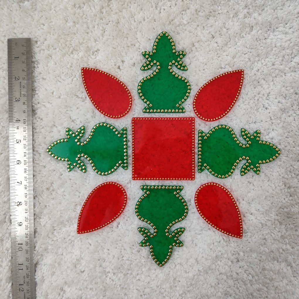 Rangoli : Big Kalash Drop - Craft Material Hub