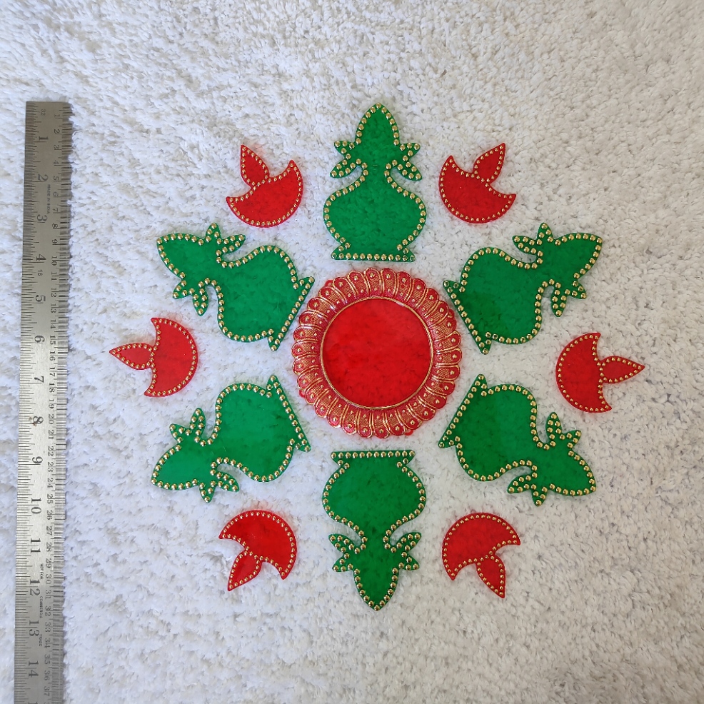 Rangoli : Kalash Diya – Craft Material Hub