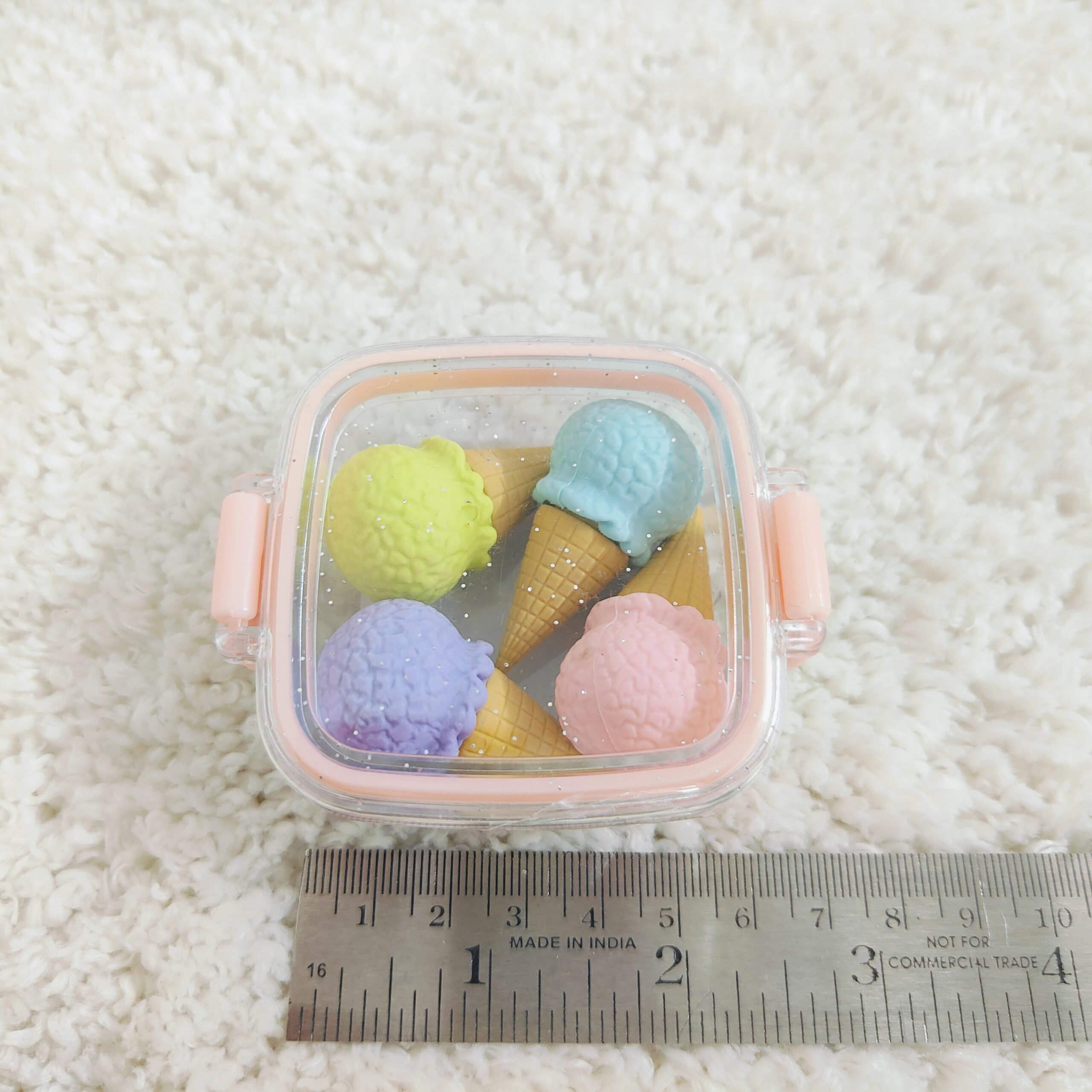 Eraser Box - Ice cream - Craft Material Hub