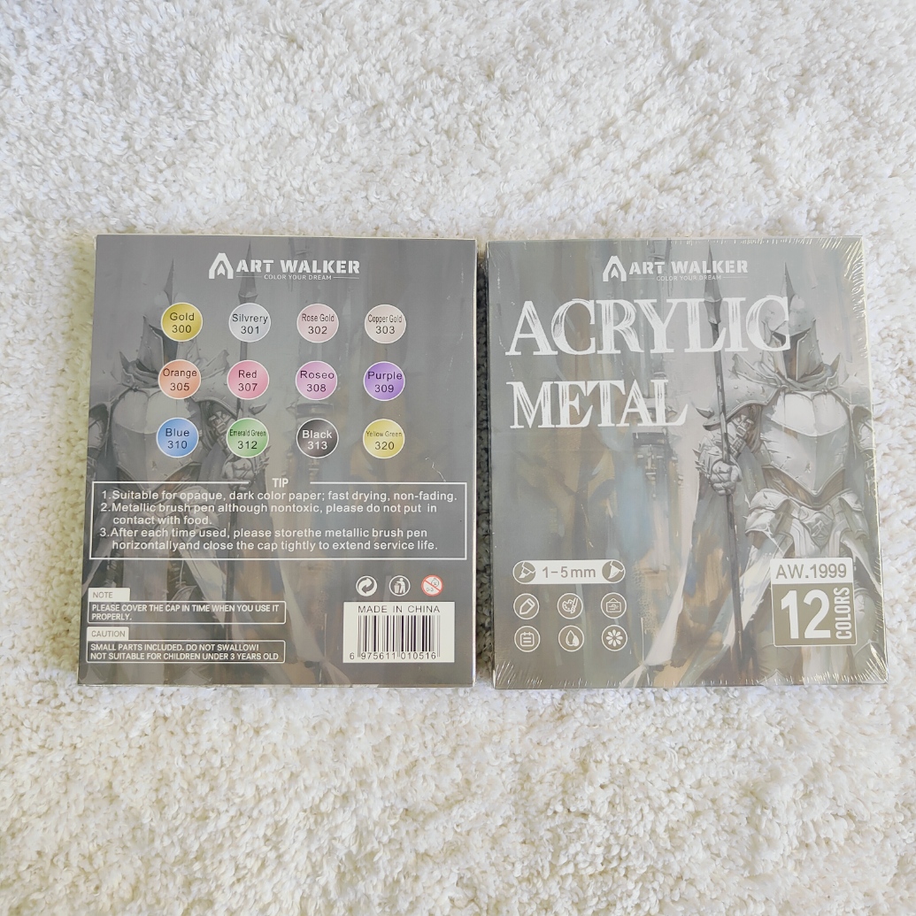 Acrylic Metallic Markers - Craft Material Hub