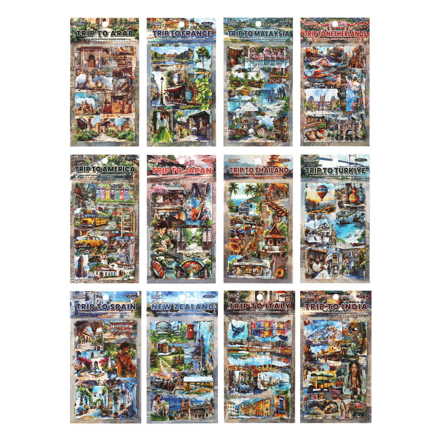 Sea Voyage Series Stickers - Craft Material Hub